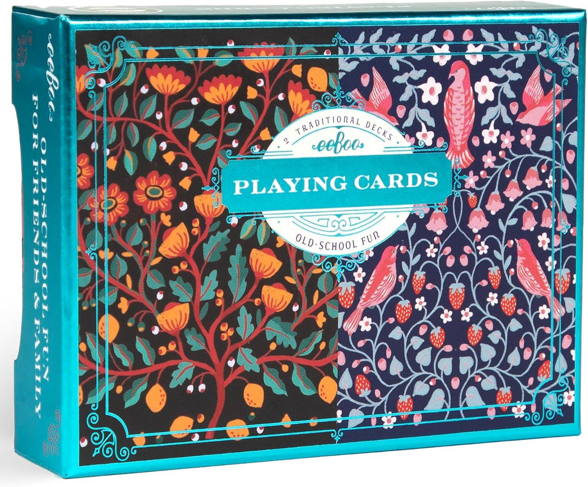 Birds & Flowers Playing Cards – Puzzle Me This