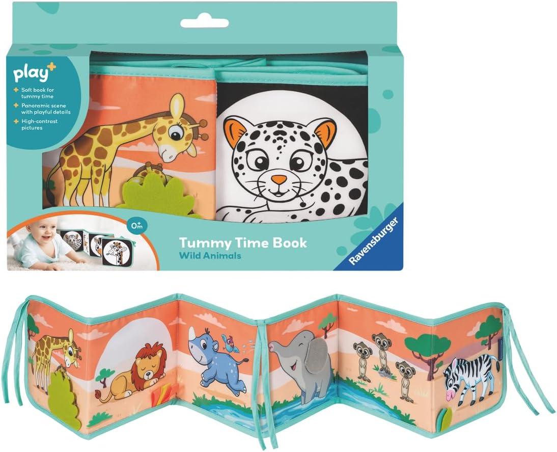Wild Animals Tummy Time Book – Puzzle Me This
