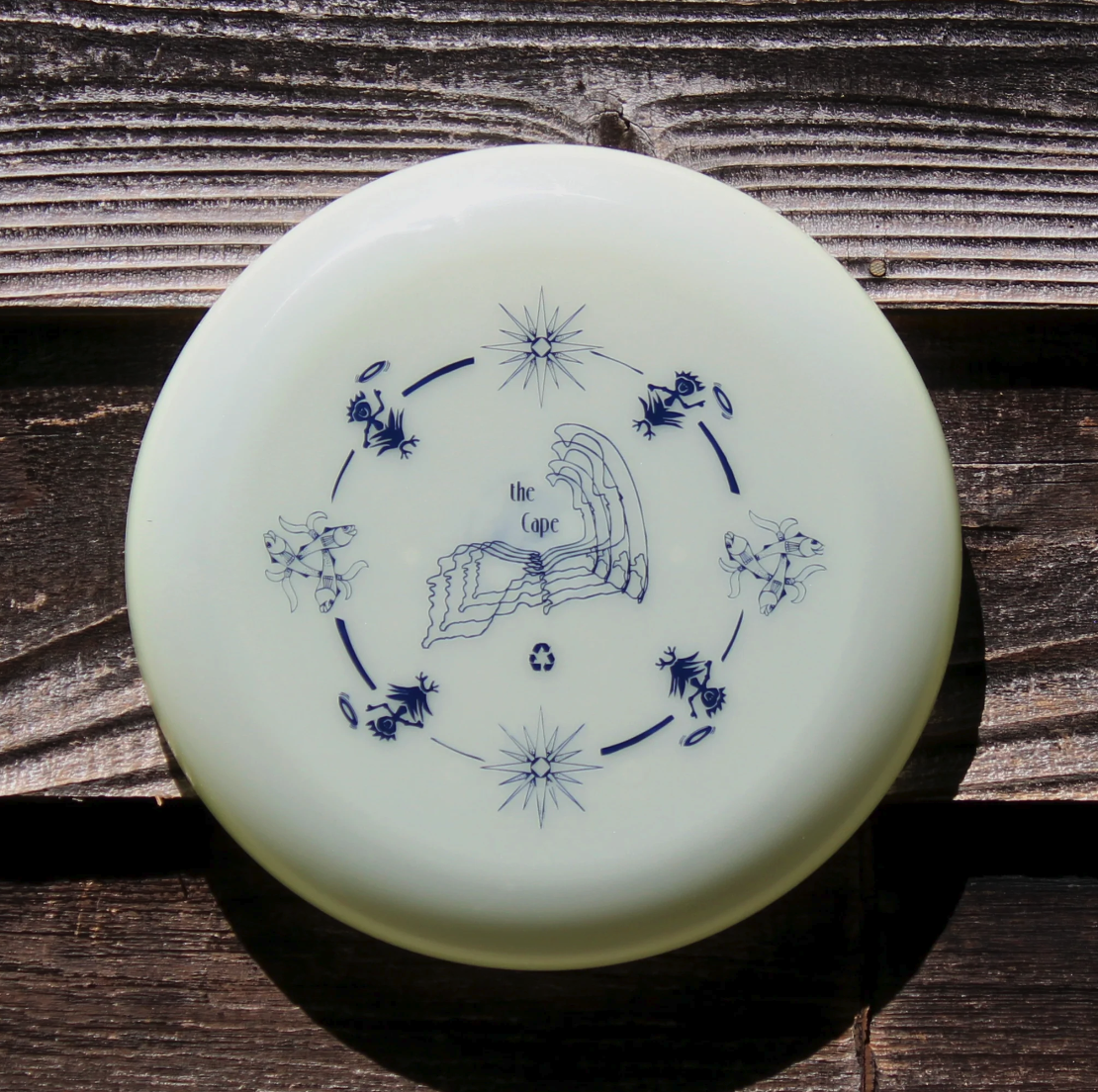 Frisbee Cape Map Red – Puzzle Me This