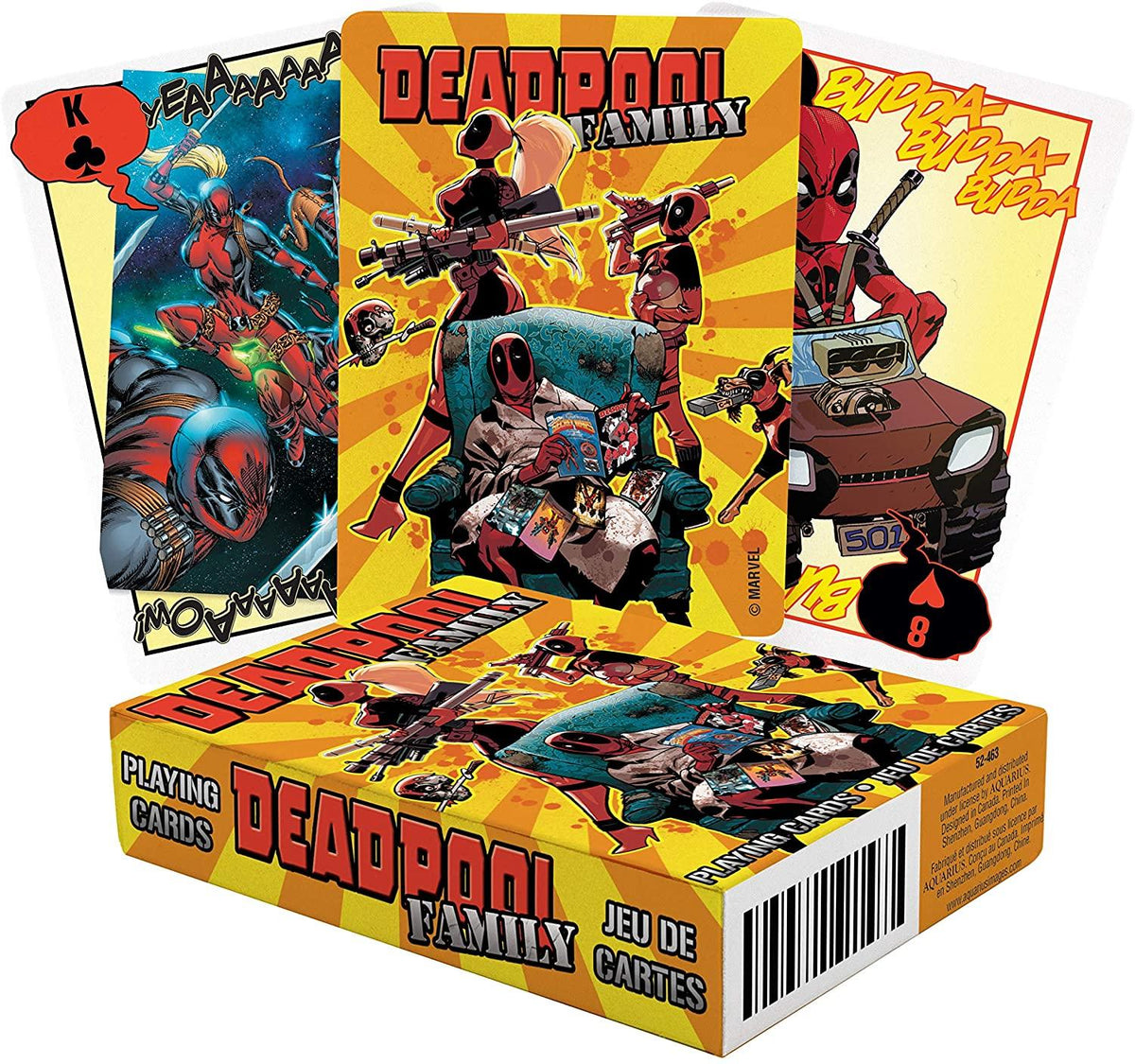 Marvel Deadpool Family Playing Cards – Puzzle Me This